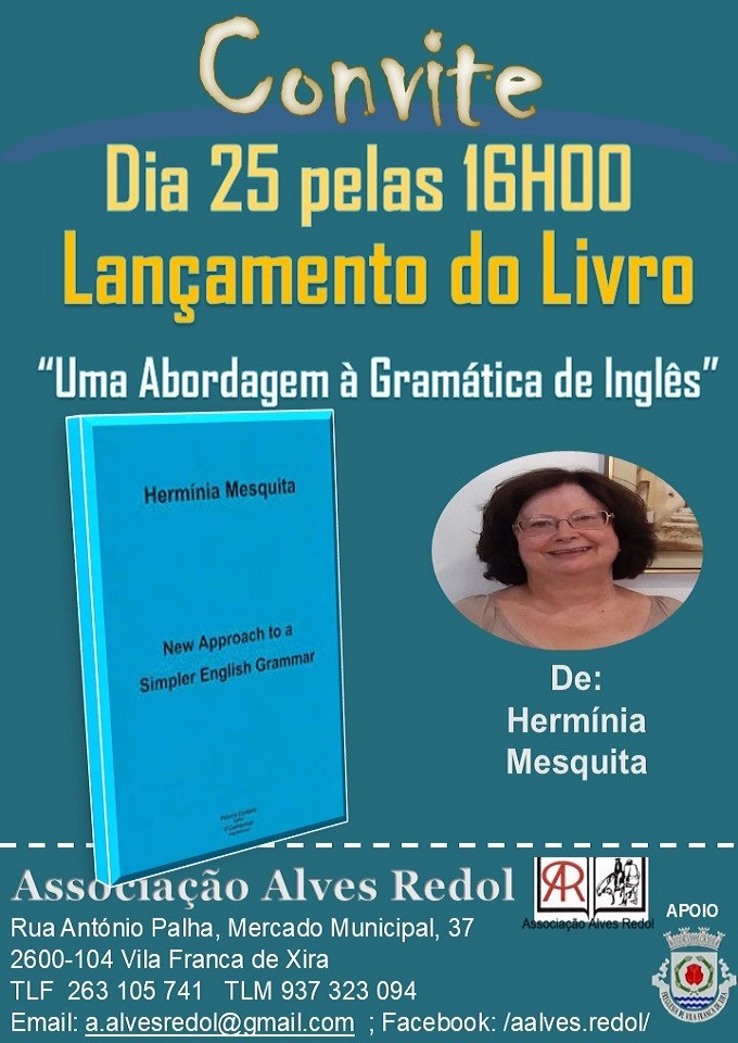Lançamento do Livro 'Uma Abordagem à Gramática de Inglês' | CM Vila ...