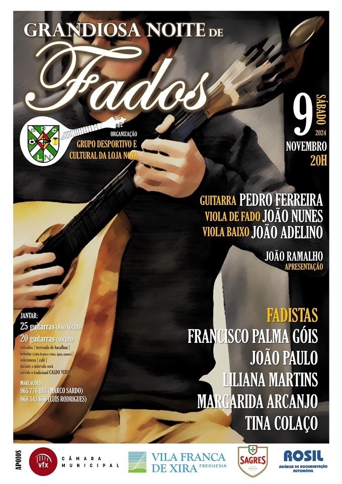 Grandiosa Noite de Fados | CM Vila Franca de Xira - Agenda